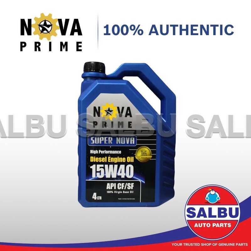 NOVA PRIME ENGINE OIL SUPER 15W40 (Api Cf/Sf) 4L FOR DIESEL 3 | Shopee ...