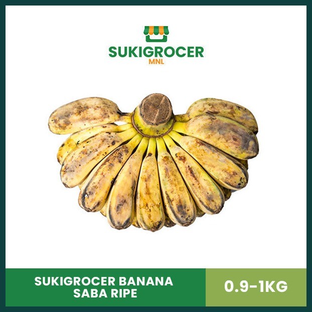️ SukiGrocer Banana Saba Ripe 0.9-1kg [Saging] | Shopee Philippines