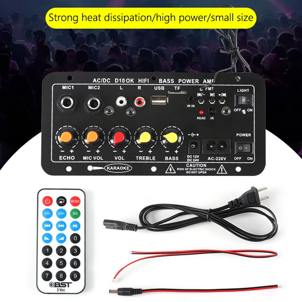 【Upgrade】D10-Ⅱ with Display Speaker Digital Bluetooth Stereo Amplifier ...