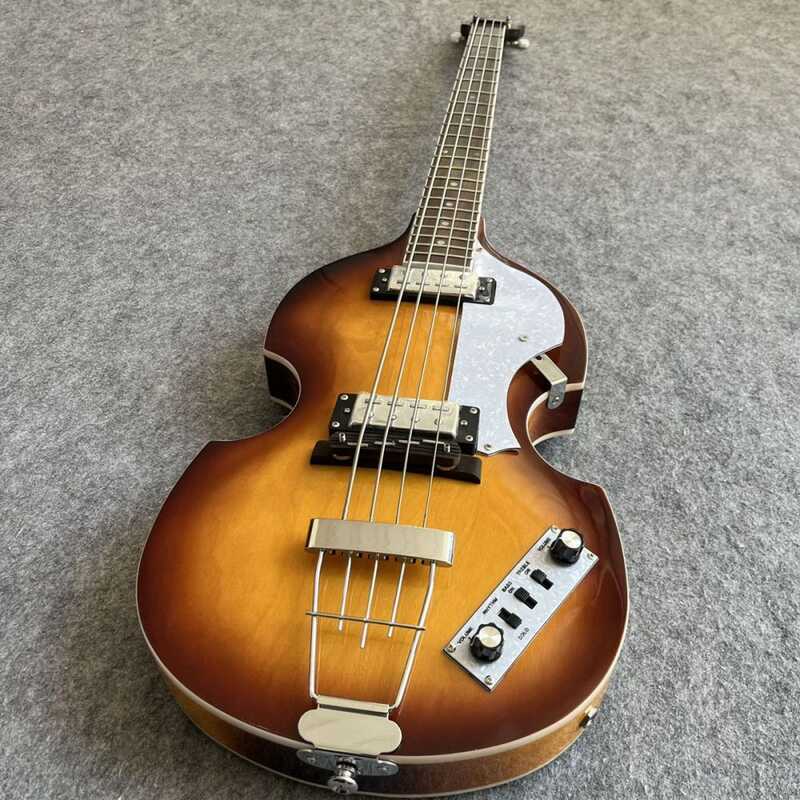 4 String Hofner Bass Violin Electric Guitar Professional Bcf | Shopee ...
