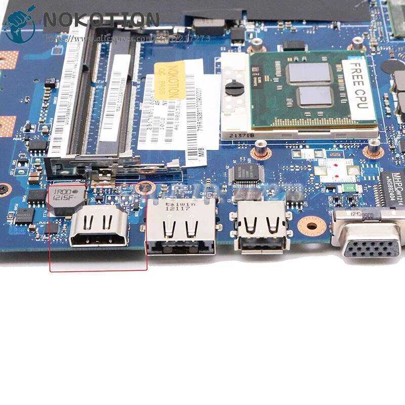 NOKOTION NEW For Lenovo Ideapad G560 Z560 Laptop Motoard Niwe2 La-5752P ...