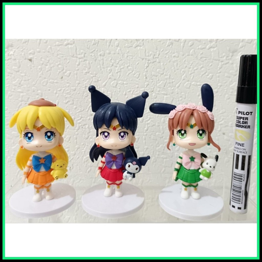Sailor Moon Usagi Tsukino Mercury Mar Venus With Hello Kitty Kuromi Set ...