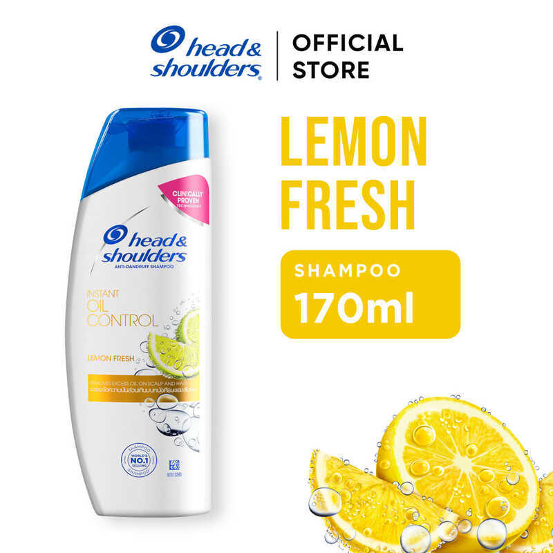 Head & Shoulders Lemon Fresh Instant Oil Control Shampoo 170Ml [Anti ...