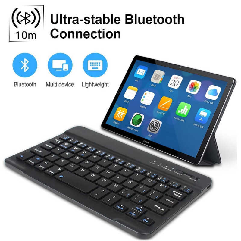 Mini Bluetooth Wireless iPad Apple Mac Tablet Keyboard for Phone ...