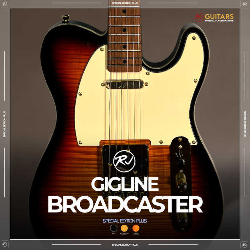 RJ Gigline - Broadcaster Special Edition PLUS / Flame Maple Top ...