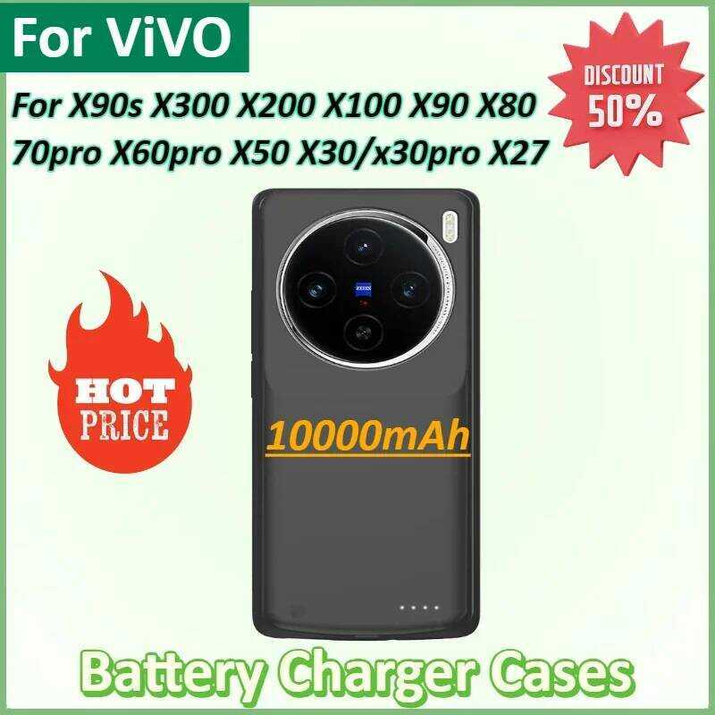 10000Mah Battery Charger Case For Vivo X90s X300 X200 X100 X90 X80 ...