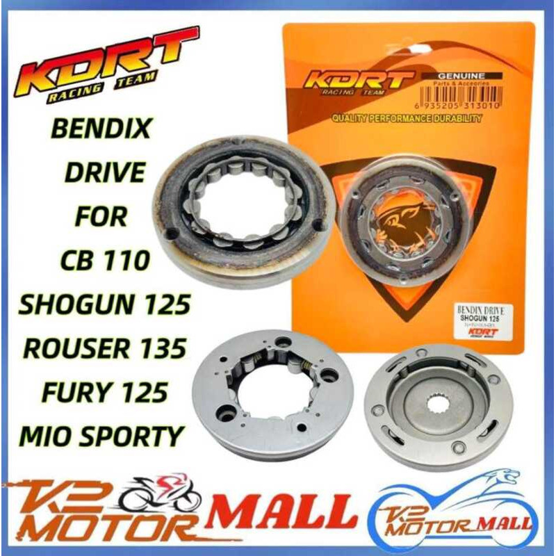 BENDIX DRIVE KDRT PRODUCTS THAILAND FOR MIO SPORTY SHOGUN 125 CB 110 ...