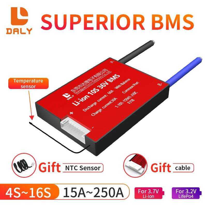Active BMS Balance With NTC Cable For 18650 Lithium ion Batteri Pack 4S ...