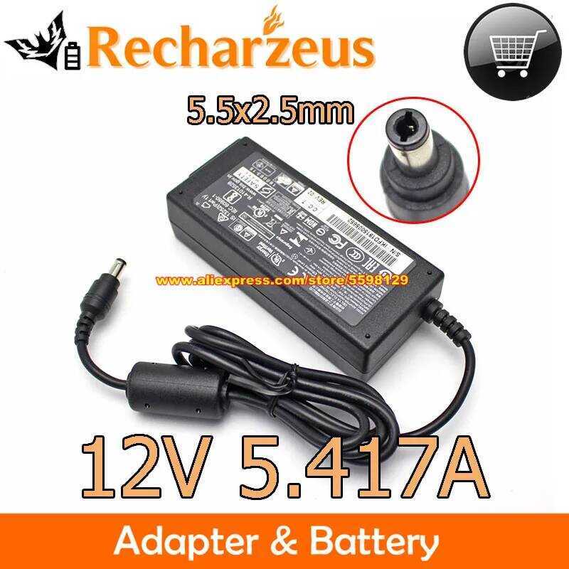 12V Genuine 5.417A Ac Adapter 65W Delta Dps-65Vb LPS QNAP Power Ply For ...