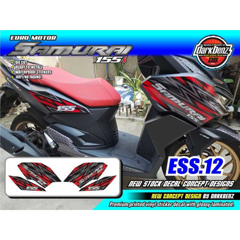 Euro Motor Samurai 155I New Stock Decal Concept Quality Printed Sticker ...