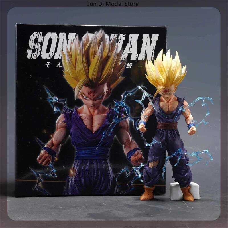 24Cm Dragon . Gohan Super Saiyan 2 Standing Anime Figure Model Gk ...