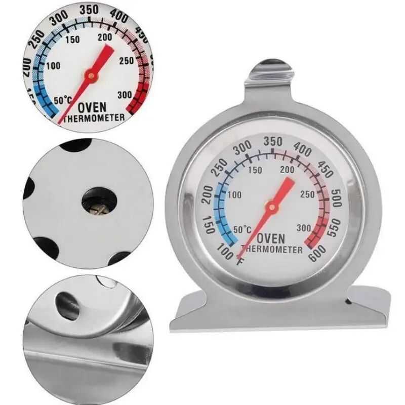 New Food Meat Temperature Stand Up Dial Oven Thermometer Stainless ...