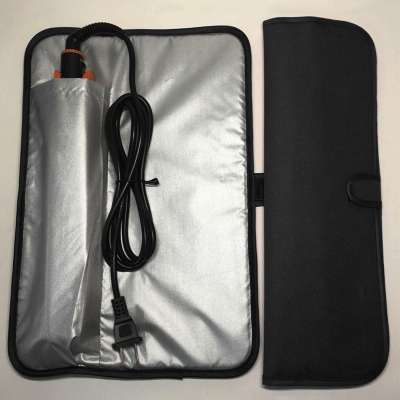 1PC Girls' Curling Iron Anti Scald Bag Straightener Storage Bag ...
