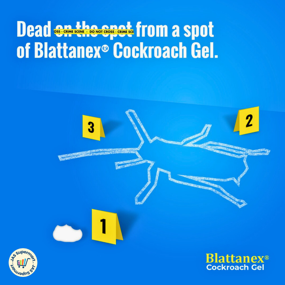 Envu Blattanex Cockroach Gel 12g Powerful Cockroach Killer Indoor Bait ...
