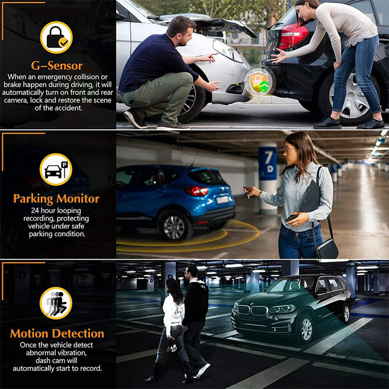 EVEAN Car Dashcam 4K Front Car DVR Night Vision Support GPS and WiFi ...