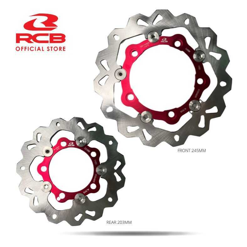 RCB Alloy Disc Plate S-Series Front F And Rear R For Yamaha Sniper 150/ ...