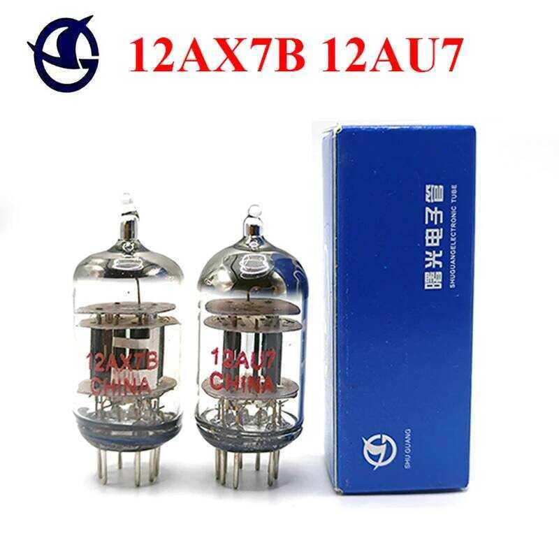 12AX7B 12AU7 12AT7 Shuguang Vacuum Tube Replaces ECC83 ECC82 ECC81 for ...