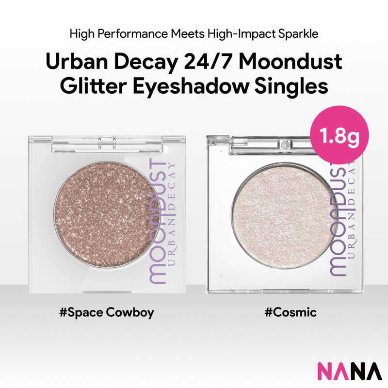 Urban Decay 24/7 Moondust Glitter Eyeshadow Singles 1.8G [#Space Cowboy ...