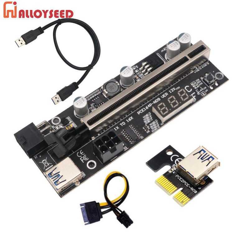 Riser Pci-E Card USB 3.0 PCI Express 16X To 1X Extender Adapter ...