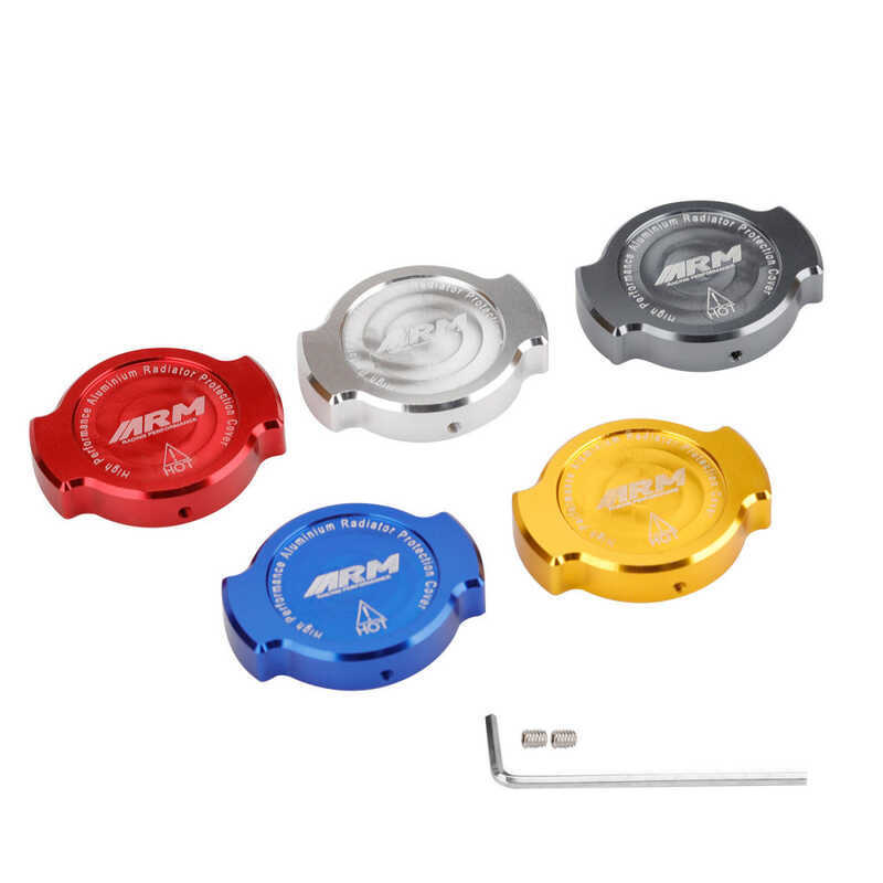 SK Arm Radiator Cap Cover Aluminum Full CNC Universal With Sticker 1Pc ...