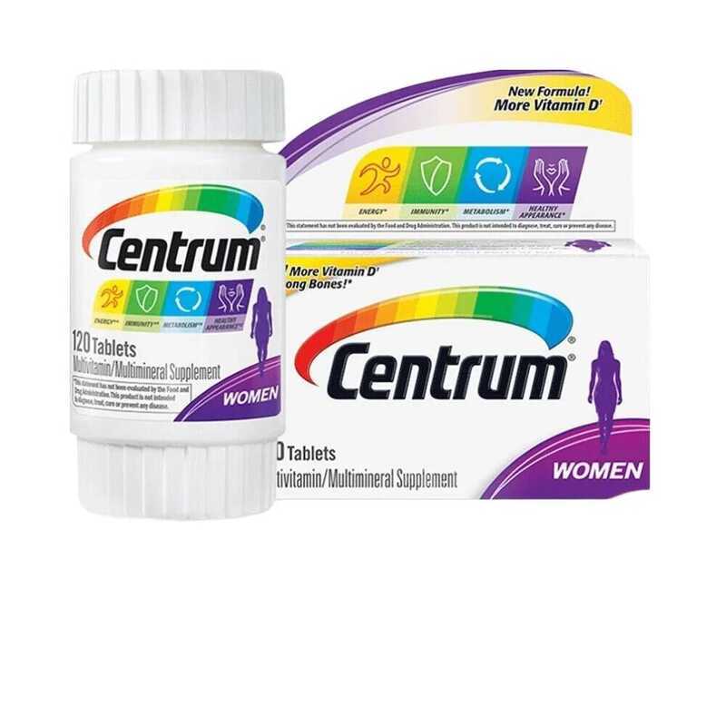 Centrum | Adult Women's Multivitamin 120 Capsules 34C | Shopee Philippines