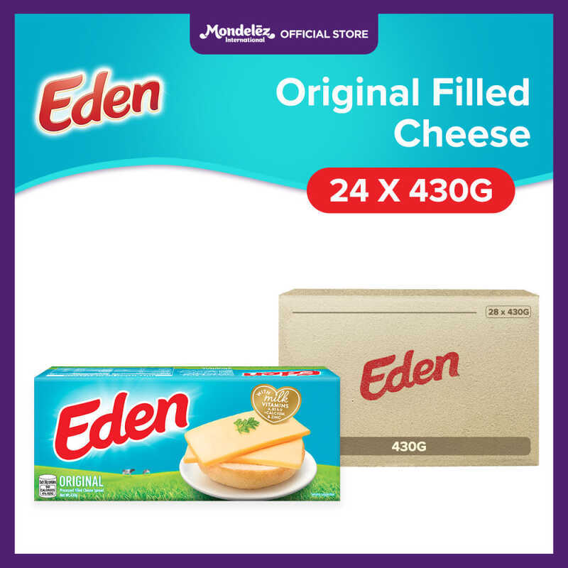 Eden Original - Processed Filled Cheese 430g with Milk Vitamins A & B2 ...