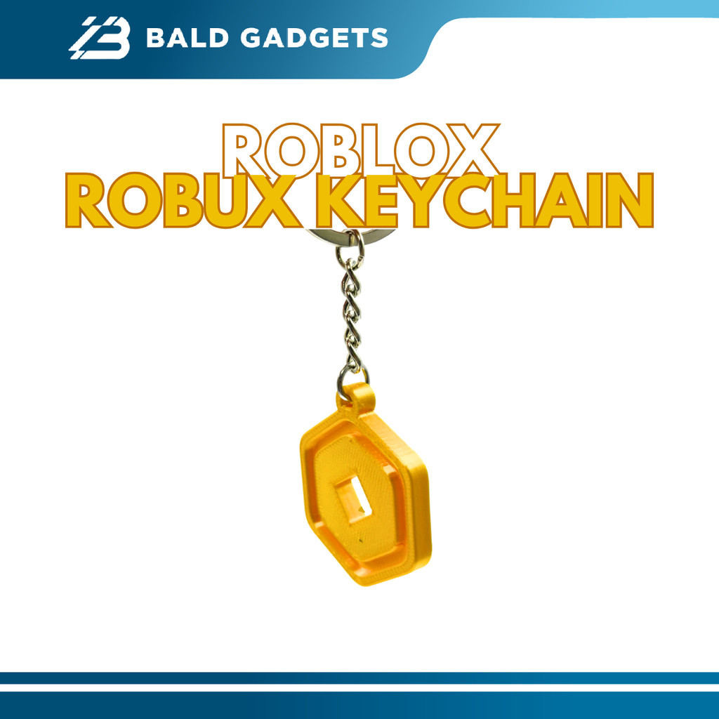 3D Printed Roblox Robux Coin Keychain – Unique Gamer Collectible, Fun ...