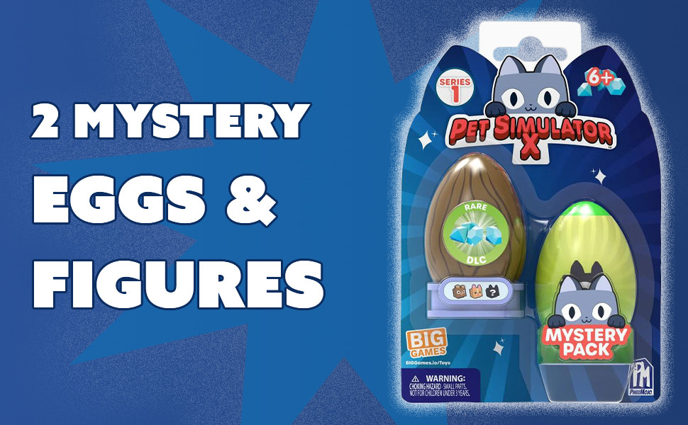 Pet Simulator Series 2 Mystery Minifigures 4-Pack Includes Four ...