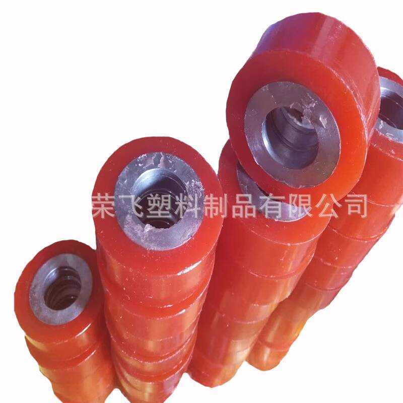Assembly Pipe Slice Trolley Walking Wheel Rubber Coated Tunnel Boring ...