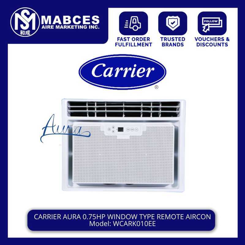 Carrier 1Hp Aura Window Type Remote Non Inverter Aircon Wcark010ee 4Da ...