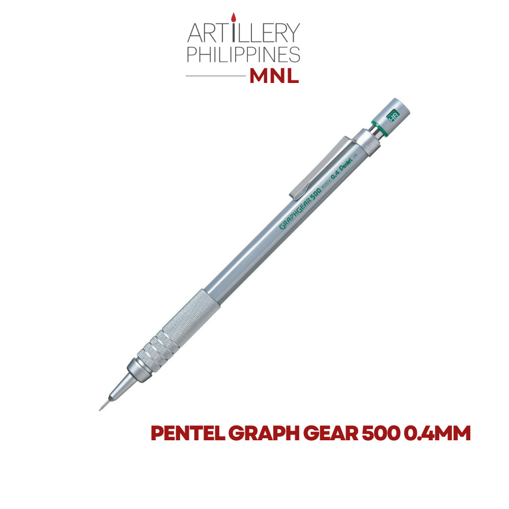 Pentel Graph Gear 500 Mechanical Pencil [0.4mm 0.5mm] for Sketching ...