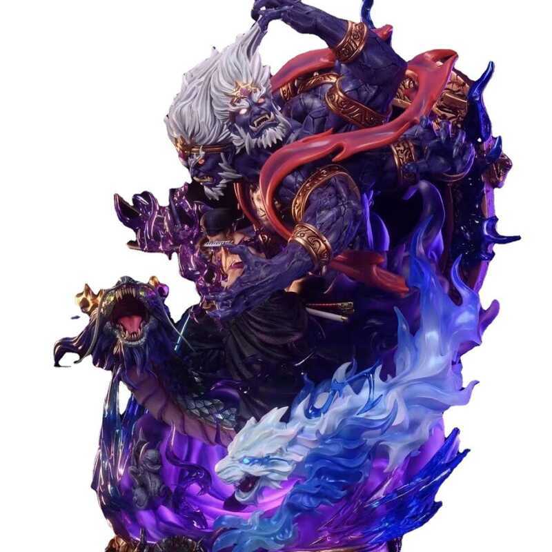 One Piece LX Zoro Figure Hell King Enma Roronoa Model Statue Display ...
