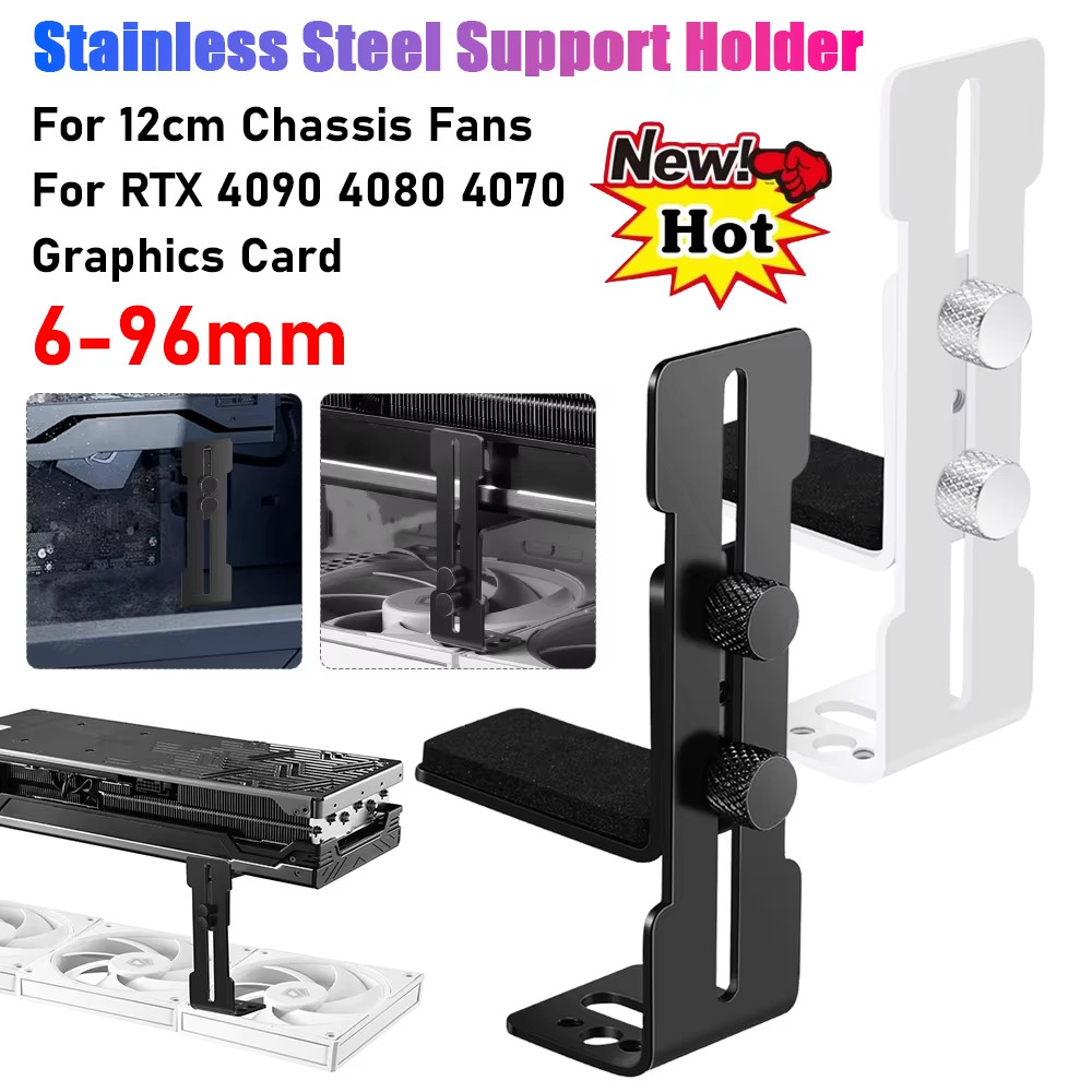 Graphics Card Support Bracket Metal GPU Stand Holder for RTX 4090 4080 ...