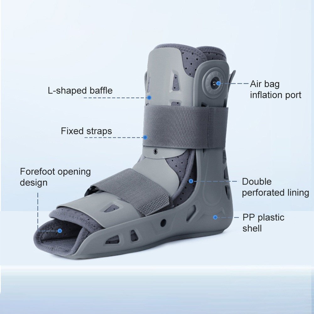 Adjustable Ankle Brace Support Fracture Fixation Boot with Airbag For ...
