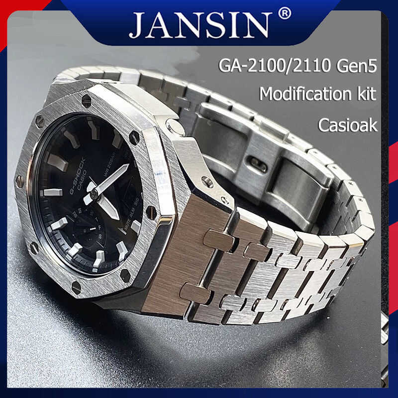 Casioak Ga2100 Gen5 Gm2100 Gma-S2100 Mod Kit Metal Stainless Steel Case ...
