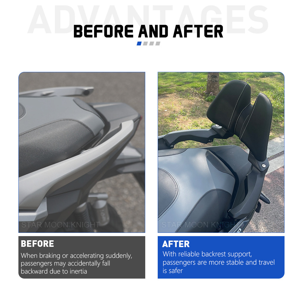 Motorcycle Passenger Backrest For Honda ADV350 ADV 350 (2022-) NSS350 ...