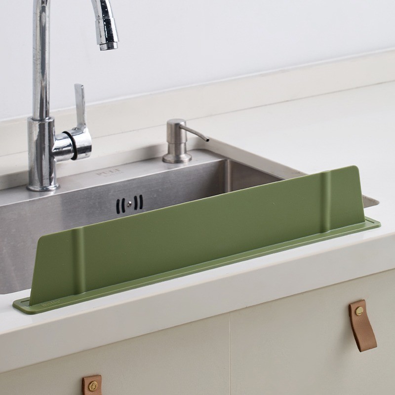 1/3Pcs Silicone Sink Splash Guard Non Slip Adhesive Water Barrier ...
