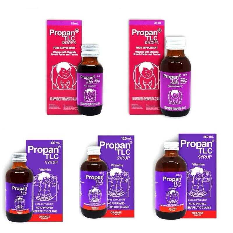 Propan Tlc Drops & Syrup Vitamins (Food Supplement) D22 | Shopee ...