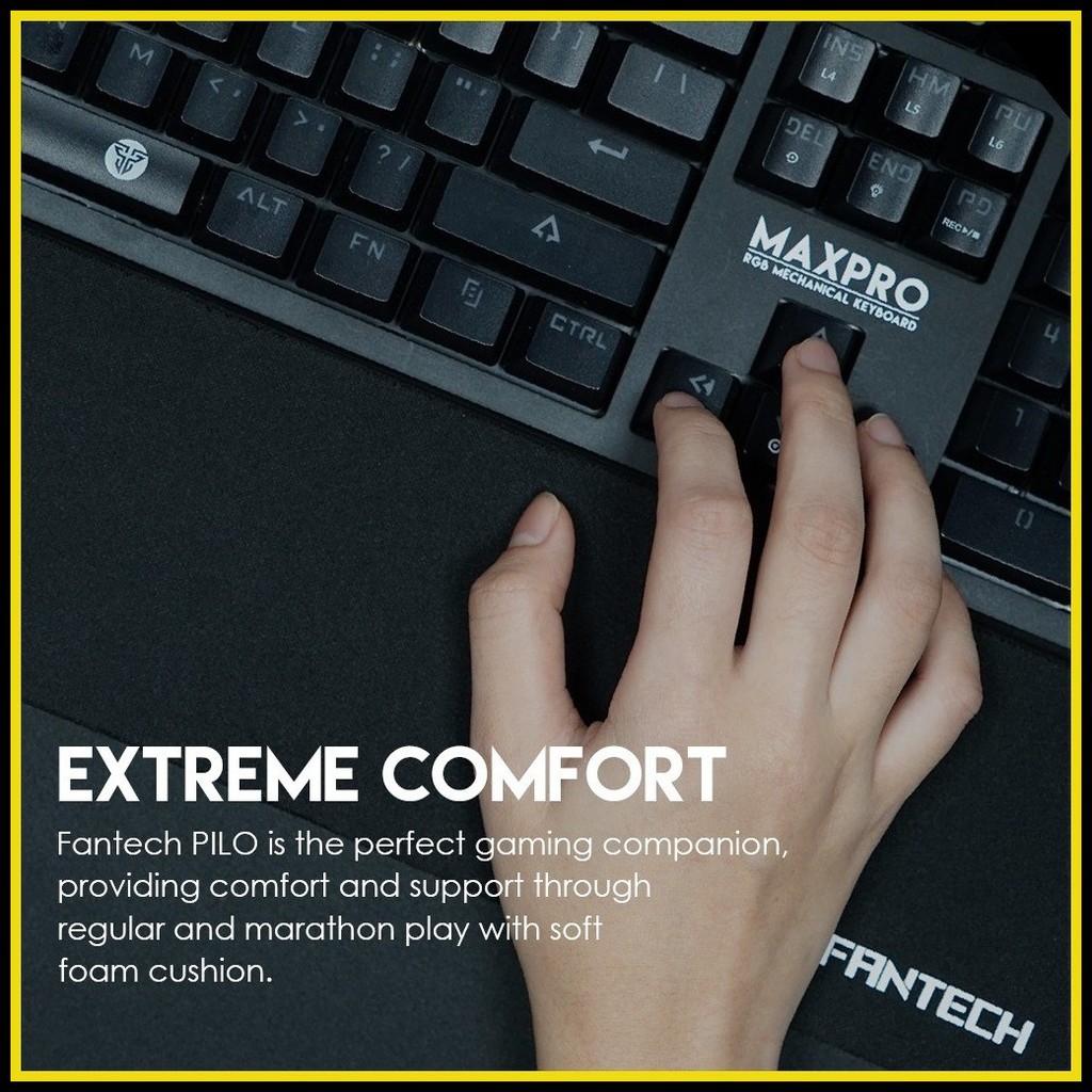 ORIGINAL Fantech Pilo Ac4101 Large Medium Size Keyboard Hand Rest Wrist ...