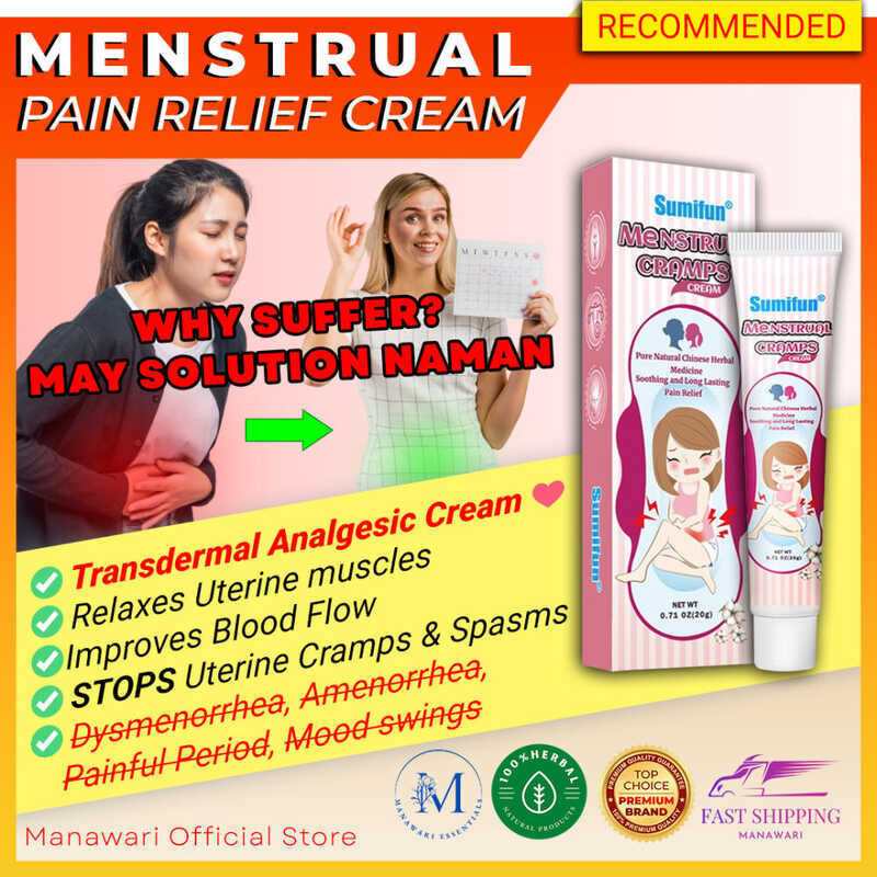 SUMIFUN Menstrual Cramps Cream Reliever Stimulates Menstruation Pain ...