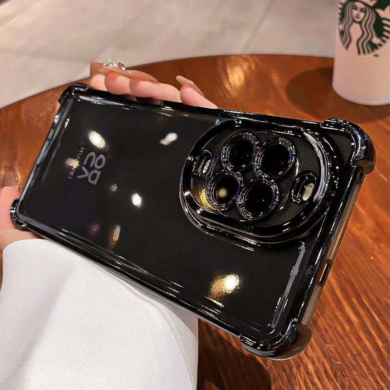 For Huawei Nova 14 Case Shockproof Soft TPU Silicone Electroplating ...