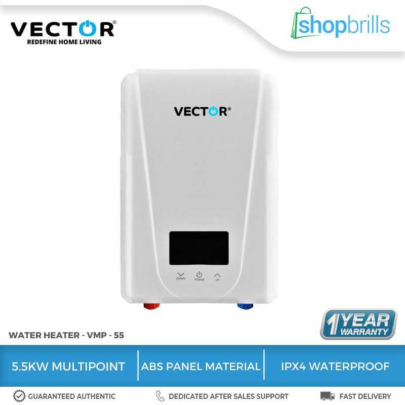 SK Vector Vmp-55 5.5Kw 3-Steps Control Multipoint Instant Water Heater ...