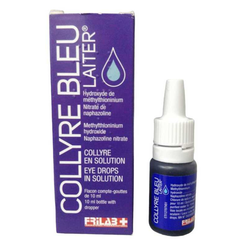 COD EXPIRY 05/2025 Collyre Bleu Laiter Eye Drops In Solution 10 Ml ...