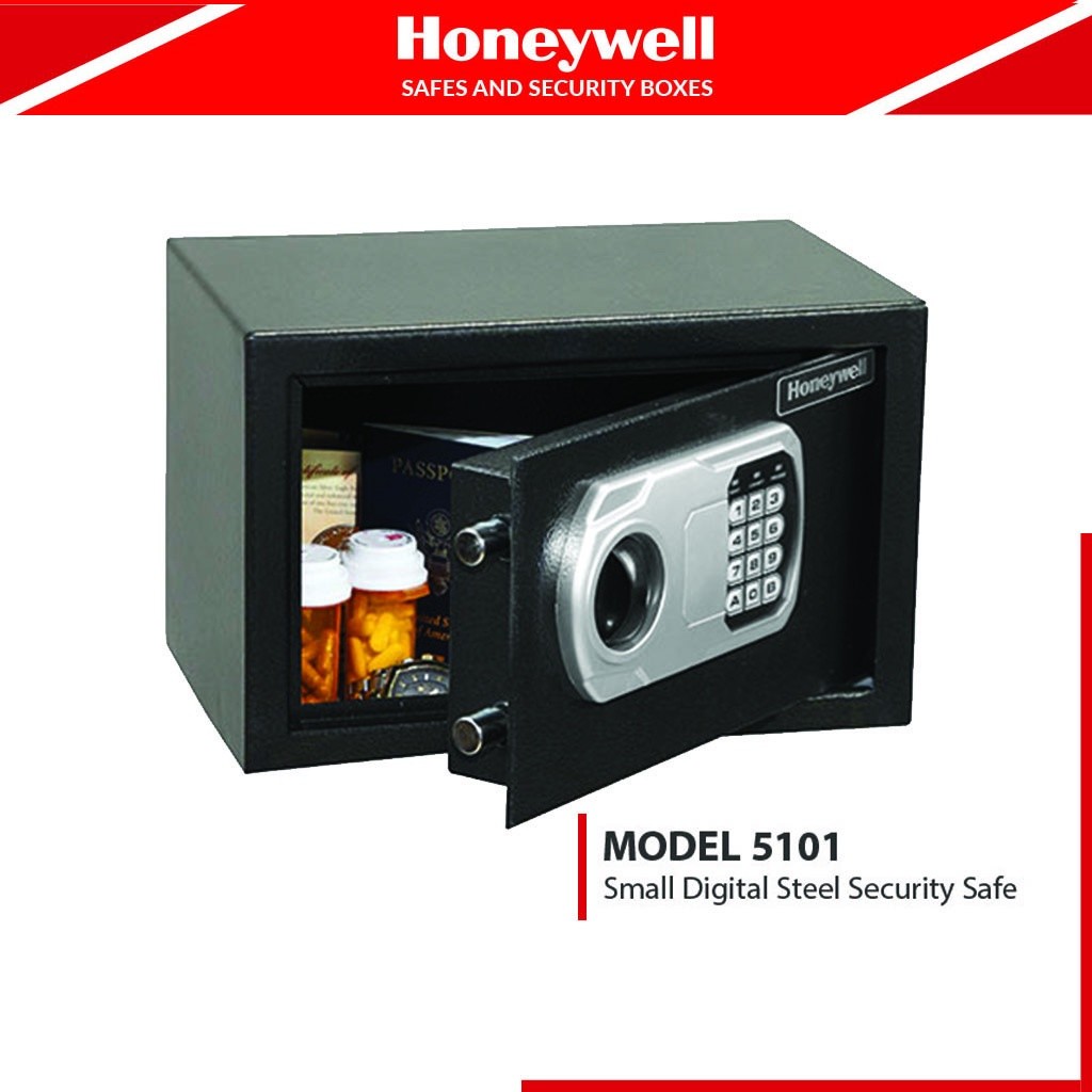 Honeywell Safe 5101 Digital Anti-Theft Security Safe Cash Vault Box ...