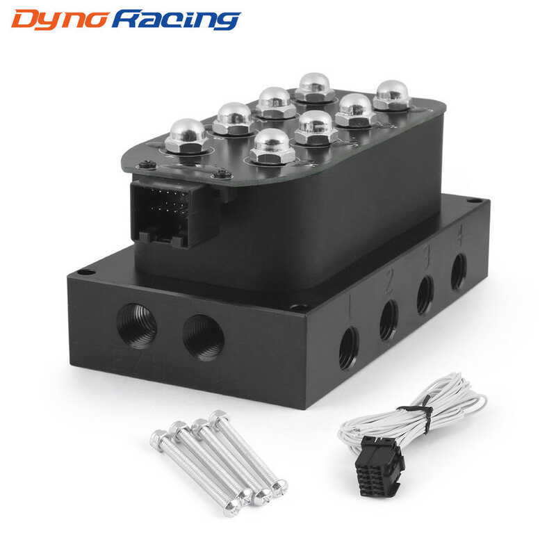 12V Solenoid Valve Air Ride Suspension Manifold 0-300Psi Pneumatic ...
