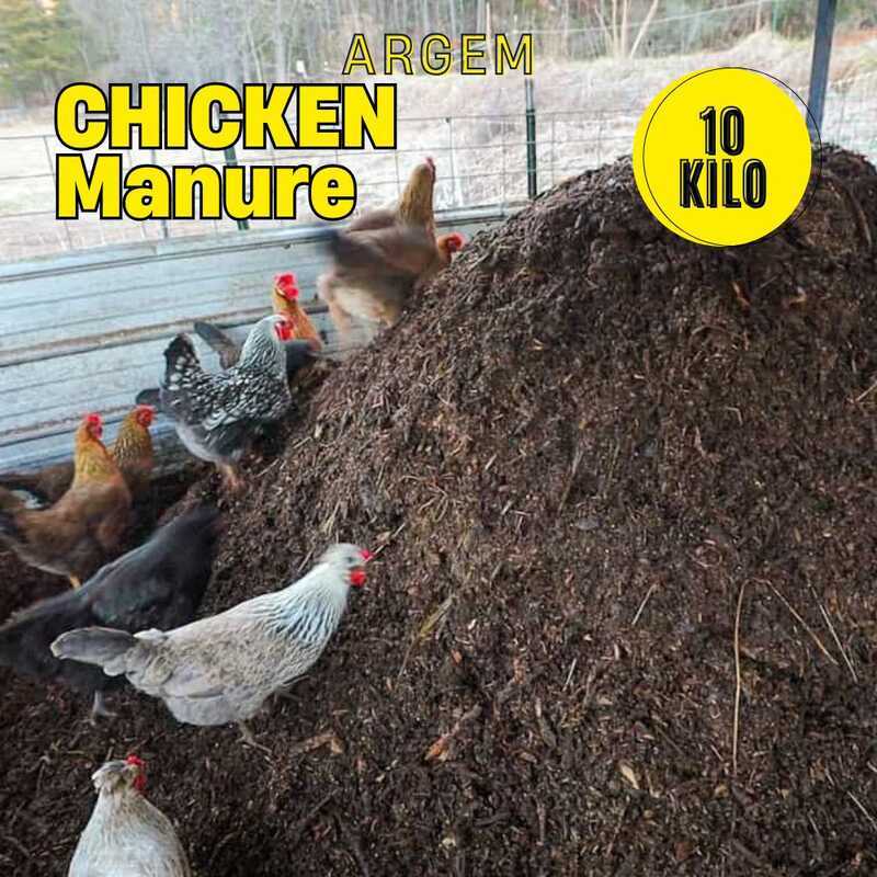 ARGEM 10Kg Dried Chicken Manure With Ipa Or Rice Hull Organic ...