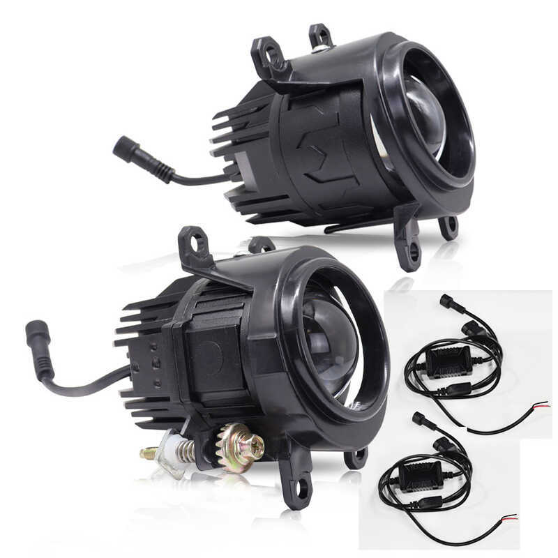 Direct 2.0Inch Car LED Dual Single Three Color Fog Light Assembly ...