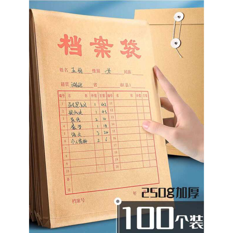 Morning Glory Archive Kraft A4 Paper Bags Folder Document File Storage ...