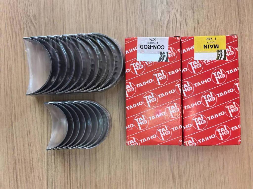 Taiho brand main bearings, con-rod bearings, and thrust washer bushings ...