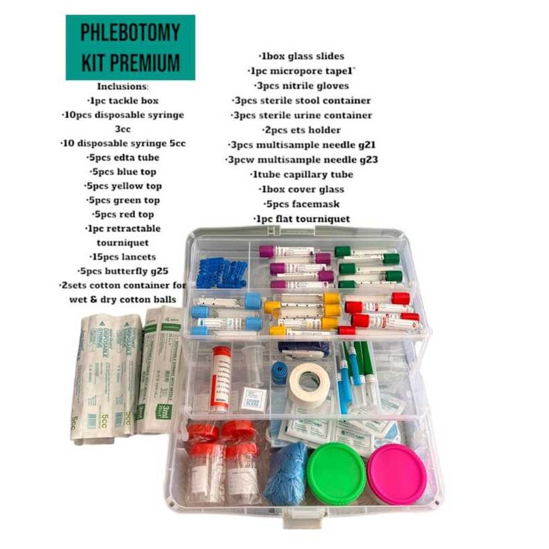Phlebotomy Kit (Basic,Classic,Premium) STRICTLY NO CHOOSING COLOR OF ...